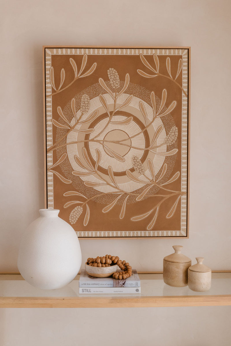 Textured Banksia Original Artwork – FREESTONE ART